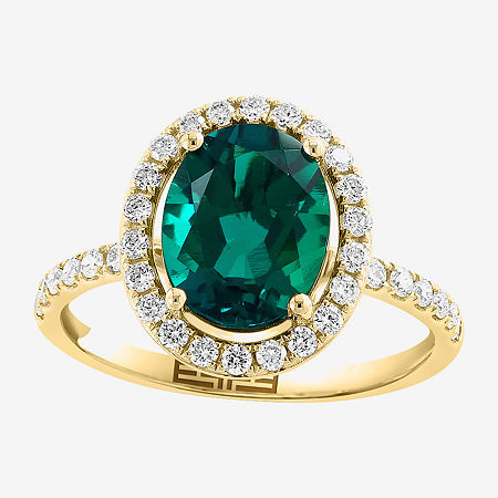 Click here for Effy Womens 3/8 CT. T.W. Gemstone 14K Gold Oval Ha... prices