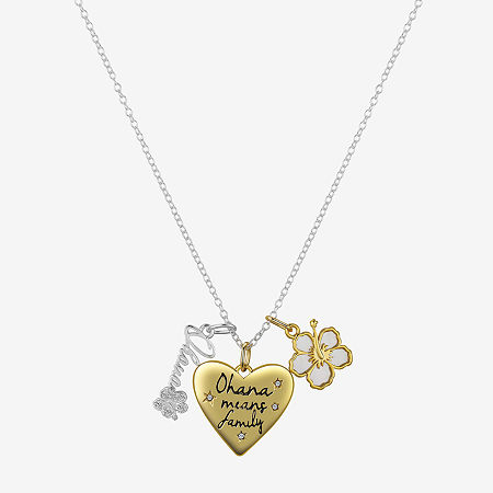 Click here for Disney Classics Ohana Charm Womens Cubic Zirconia... prices