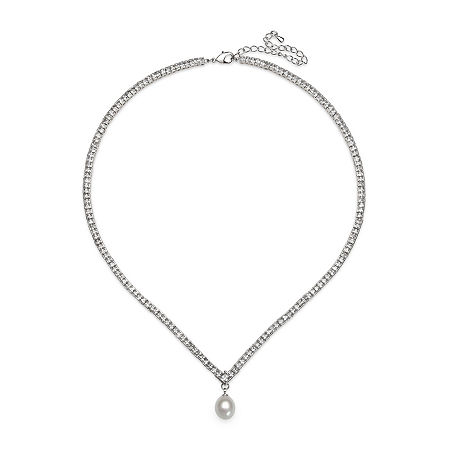 Click here for Silver Over Brass Cultured Freshwater Pearl and Cu... prices