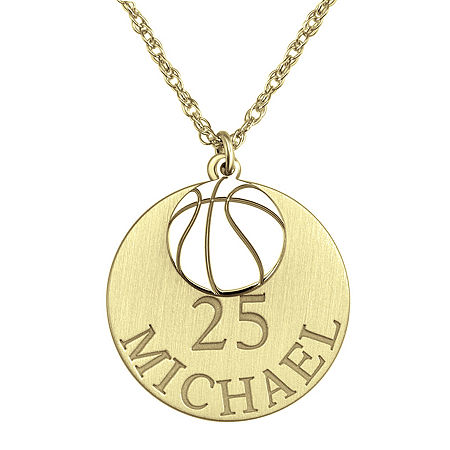 Click here for Personalized Basketball 20mm Pendant Necklace  One... prices