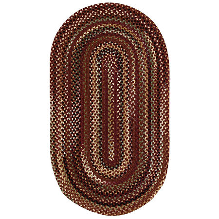 Capel Gramercy 0070 3x5 Oval Area Rug - Cinnabar