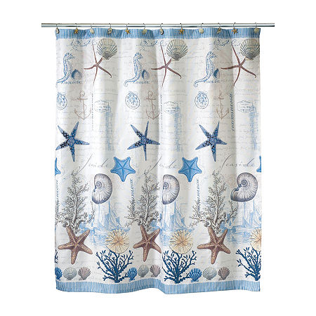 Click here for Avanti Antigua Starfish & Seashells Printed Shower... prices
