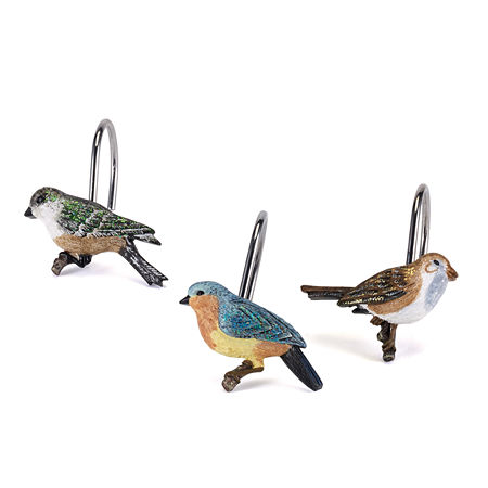 Click here for Avanti Love Nest Bird Motif Resin 12-Pc. Shower Cu... prices