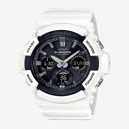 Click here for Casio G-Shock Mens Digital White Strap Watch Gas10... prices