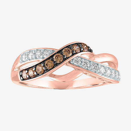 Click here for Womens 1/3 CT. T.W. Natural White Diamond 10K Rose... prices