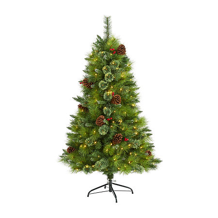 Click here for Nearly Natural 5 Foot Pre-Lit Pine Christmas Tree... prices