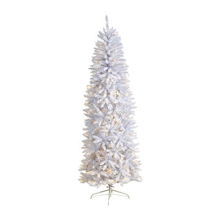 Click here for Nearly Natural 7 Foot Pre-Lit Fir Christmas Tree... prices