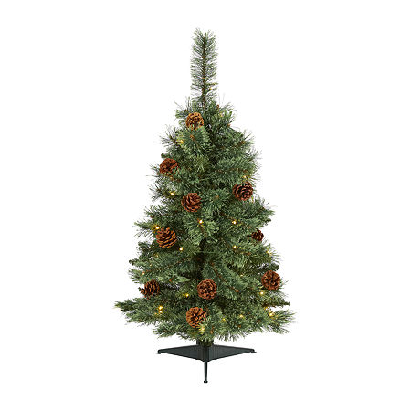 Click here for Nearly Natural 3 Foot Pre-Lit Pine Christmas Tree... prices