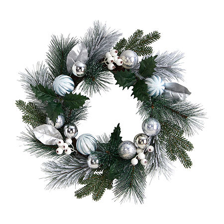 Click here for Nearly Natural Wreath  One Size  Green prices