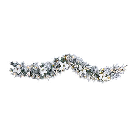 Click here for Nearly Natural Pre-Lit Indoor Garland  One Size  G... prices