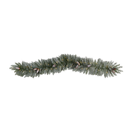 Click here for Nearly Natural Pre-Lit Indoor Garland  One Size  G... prices
