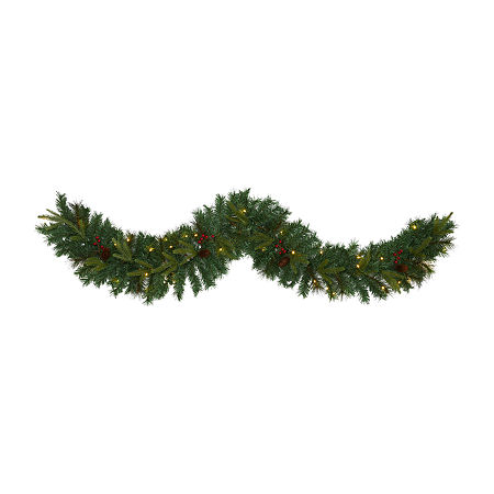 Click here for Nearly Natural Pre-Lit Christmas Indoor Garland  O... prices