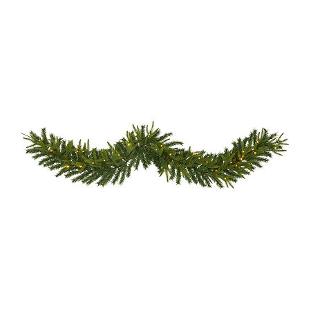 Click here for Nearly Natural Pre-Lit Indoor Garland  One Size  G... prices