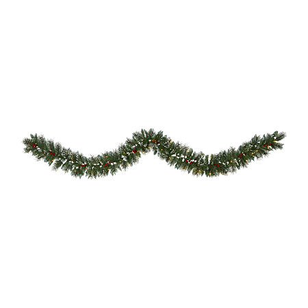 Click here for Nearly Natural Pre-Lit Indoor Garland  One Size  G... prices