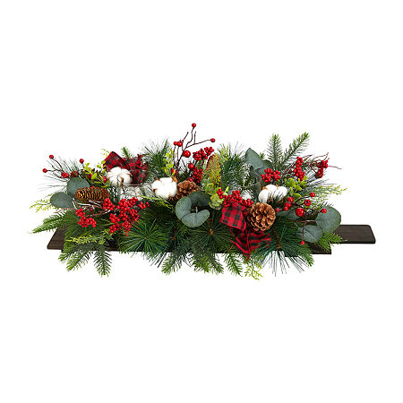 Click here for Nearly Natural Christmas Tabletop Decor  One Size... prices