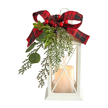 Click here for Nearly Natural Berry Pine Lighted Christmas Tablet... prices