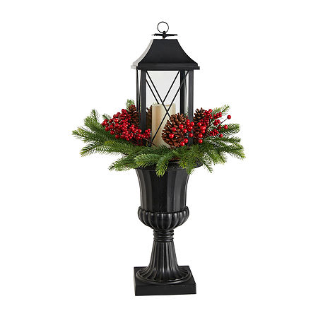 Click here for Nearly Natural Greenery Berries And Pinecone Light... prices