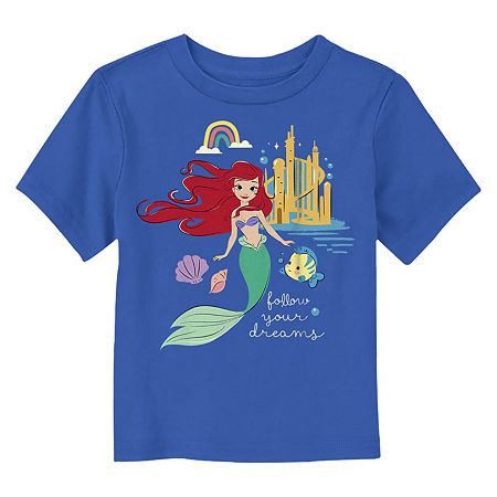 Click here for Disney Collection Toddler Girls Crew Neck Short Sl... prices