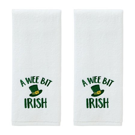 Click here for Saturday Knight A Wee Bit Irish 2-pc. Hand Towel... prices