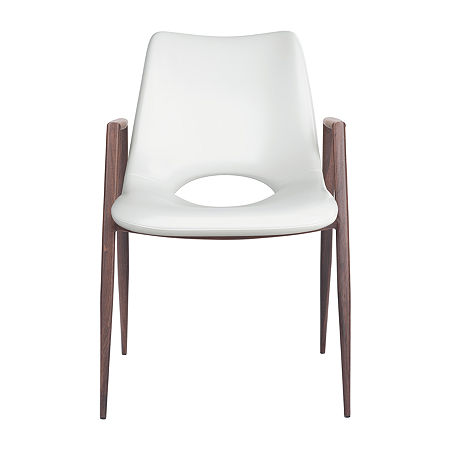 Click here for Desi 2-pc. Upholstered Dining Chair  One Size  Whi... prices