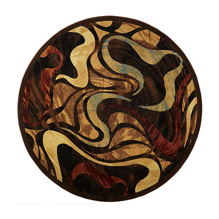 Click here for Home Dynamix Picasso Abstract Round Area Rug  One... prices