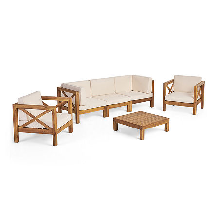 Click here for Brava 6-pc. Conversation Set  One Size  Beige prices