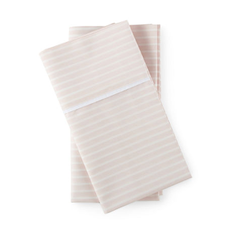 Click here for IZOD Cotton Printed Pillowcase  One Size  Pink prices