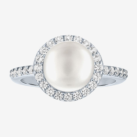 Click here for Womens 9MM White Cultured Freshwater Pearl Sterlin... prices