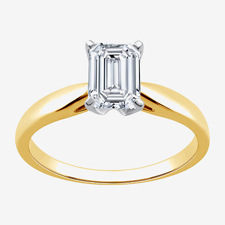 Click here for 1 CT. Lab-Grown (G / SI2) Diamond Emerald-Cut Soli... prices