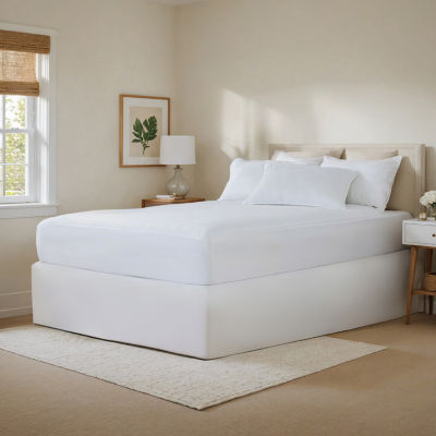 Casual Comfort Waterproof Padded Mattress Protector, Color: White ...