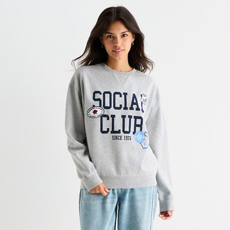 Click here for Arizona Womens Juniors Boat Neck Long Sleeve Sweat... prices