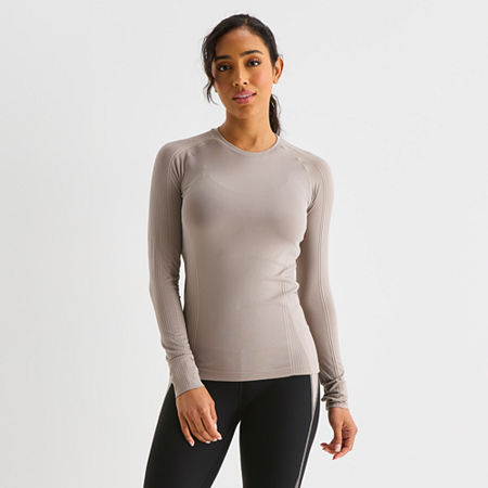 Click here for Xersion Womens Seamless Crew Neck Long Sleeve Acti... prices