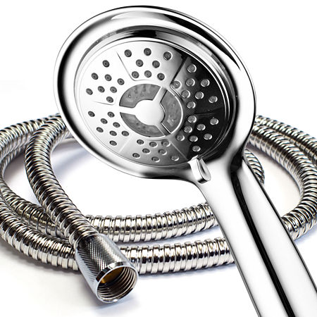 Click here for PowerSpa All-Chrome LED Handheld Shower with Air J... prices