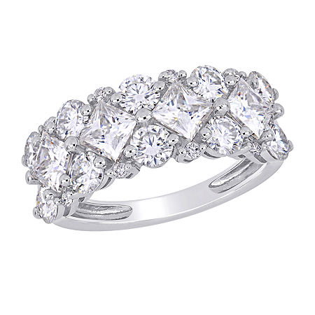 Click here for Womens 2.5MM 1/10 CT. T.W. Lab Created White Moiss... prices