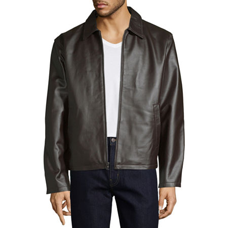Vintage Leather Mens Leather Midweight Jacket  Small  Brown