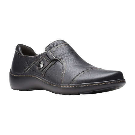 Click here for Clarks Cora Poppy Womens Cap Closed Toe Slip-On Sh... prices