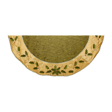 Click here for Kurt S. Adler 54in. Holly Leaves Embroidered Tree... prices