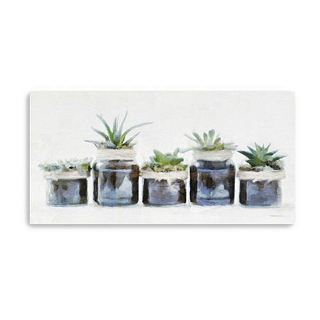 Click here for Lumaprints Rustic Plants In A Row Giclee Canvas Ar... prices