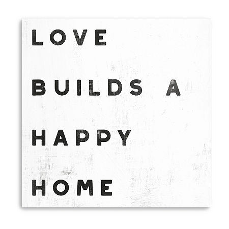 Click here for Lumaprints Lovely Home I White Giclee Canvas Art... prices