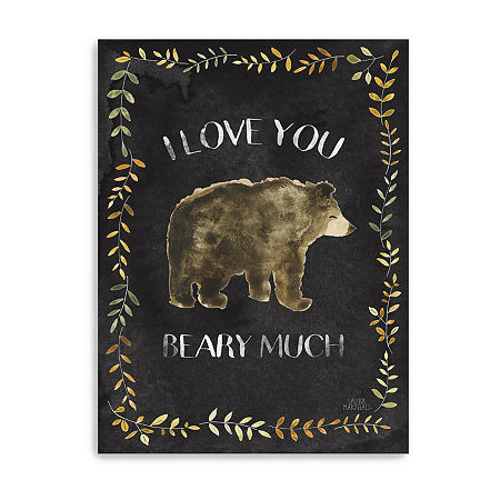Click here for Lumaprints Woodland Whimsy Vii Black Giclee Canvas... prices