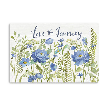 Click here for Lumaprints Botanical Blue Ii Giclee Canvas Art  On... prices