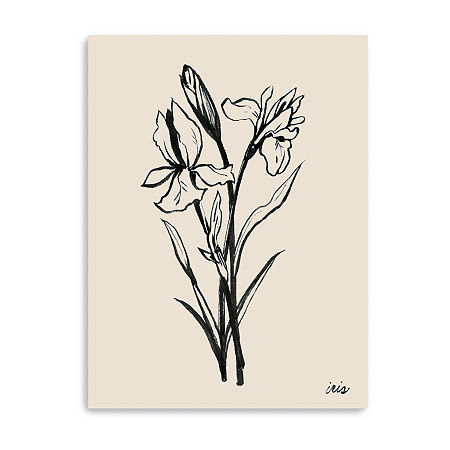 Click here for Lumaprints Iris Sketch I Giclee Canvas Art  One Si... prices