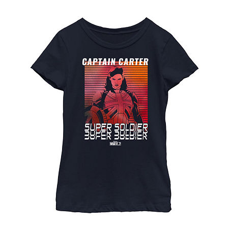 Click here for Captain Carter Little & Big Kid Girls Crew Neck Sh... prices