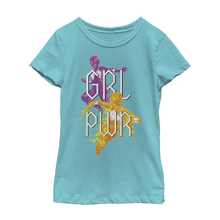 Click here for Little & Big Kid Girls Crew Neck Short Sleeve Slim... prices