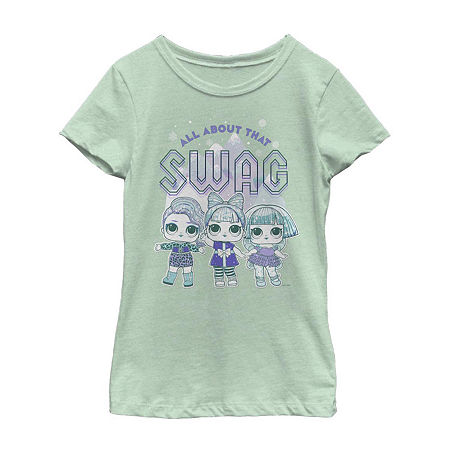 Click here for Little & Big Kid Girls Crew Neck Short Sleeve Regu... prices