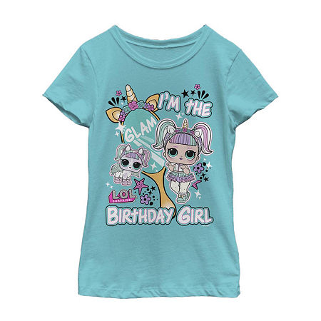 Click here for Little & Big Kid Girls Crew Neck Short Sleeve Slim... prices