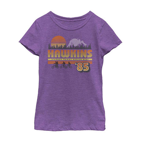 Click here for Little & Big Kid Girls Crew Neck Short Sleeve Regu... prices