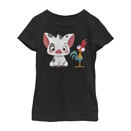 Click here for Beach Buds Little & Big Kid Girls Crew Neck Short... prices