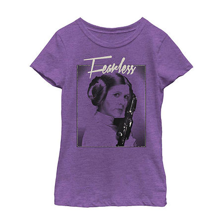 Click here for Girls Crew Neck Short Sleeve Regular Fit Star Wars... prices