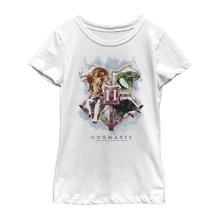 Click here for Hogwarts Little & Big Kid Girls Crew Neck Short Sl... prices